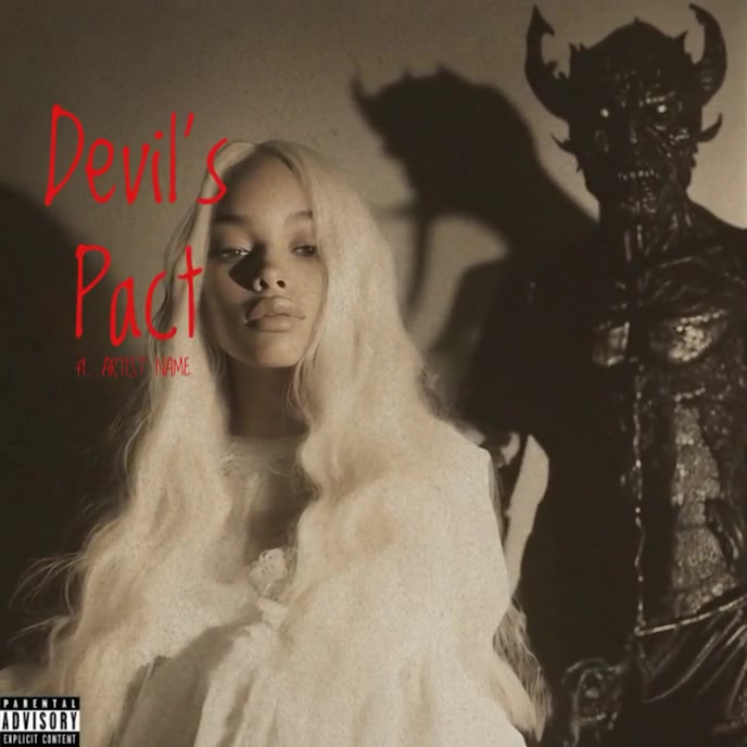 Plantilla de Professional Woman Demon Devil Rap Hip Hop R&b Album Cover ...
