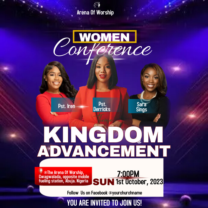 Copy of Professional Women Conference Square (1:1) | PosterMyWall