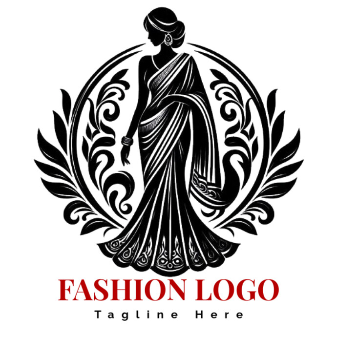 Professional Women Saree Logo Template | PosterMyWall