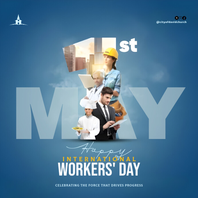 professional workers day flyer Templat | PosterMyWall