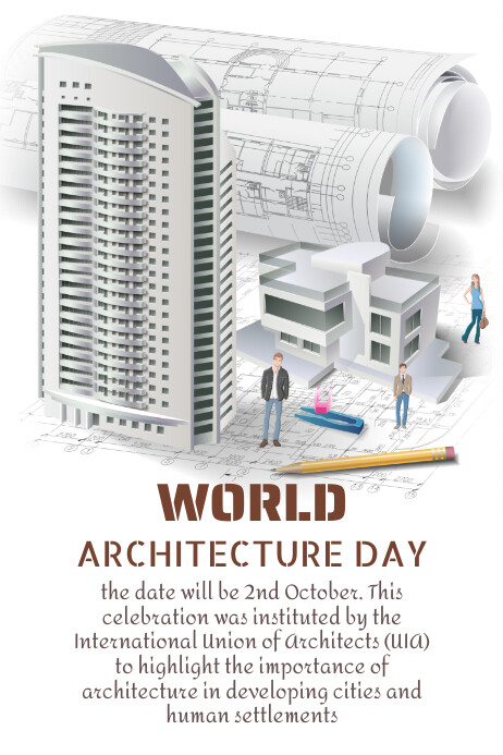 Copia de Professional World Architecture Day Poster | PosterMyWall