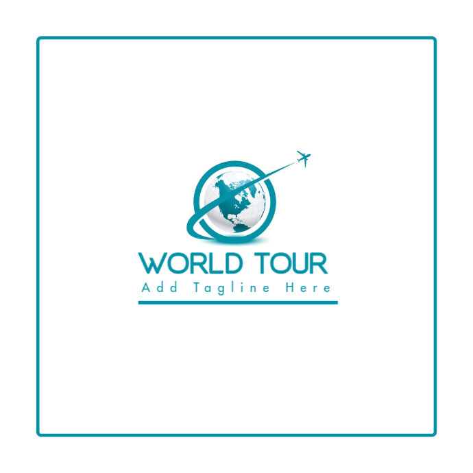 Professional World Tour Logo, Tour Logo, Tour Logo Design, Traveling ...