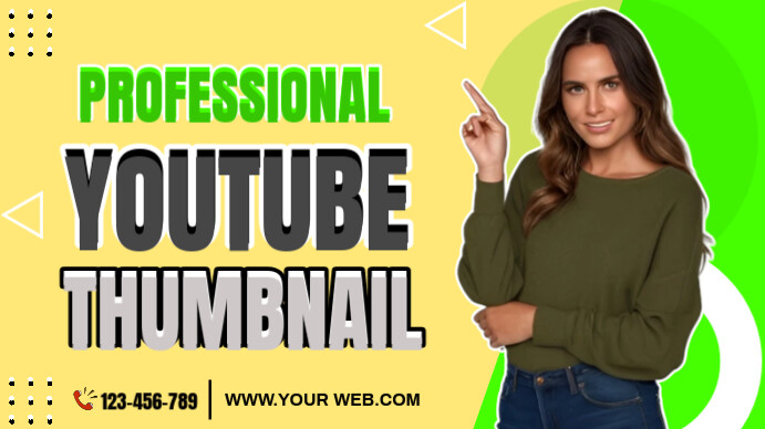 Professional Youtube Thumbnail Templat | PosterMyWall