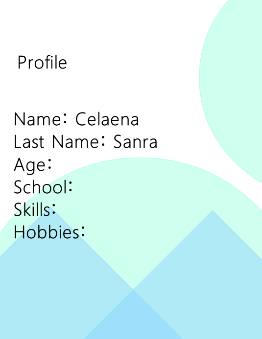 Profile Template | PosterMyWall