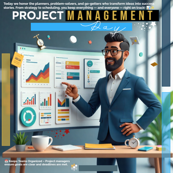 Plantilla de Project Management Day | PosterMyWall