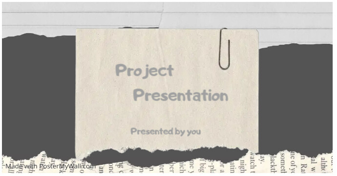 Project presentation flyer Template | PosterMyWall