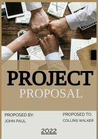 Project Proposal Template | PosterMyWall