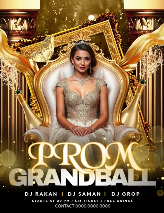 Copy of Prom Grandball Party | PosterMyWall
