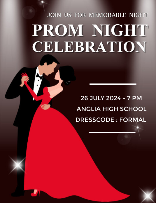 Prom night celebration Template | PosterMyWall