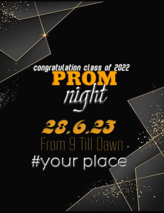 PROM NIGHT Template | PosterMyWall