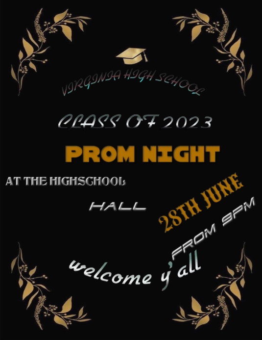 PROM NIGHT Template | PosterMyWall