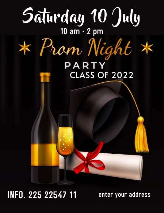 PROM NIGHT Template | PosterMyWall