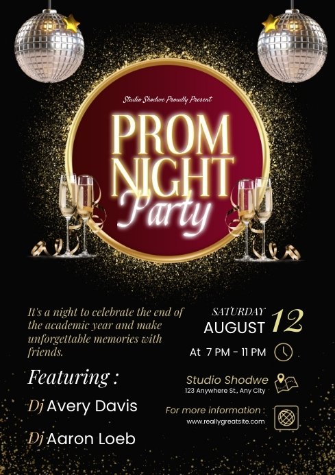 Copy of Prom Night | PosterMyWall