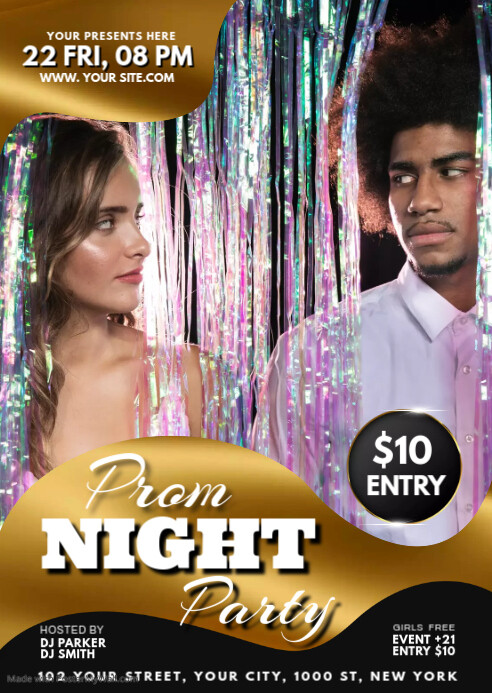 PROM NIGHT Template | PosterMyWall
