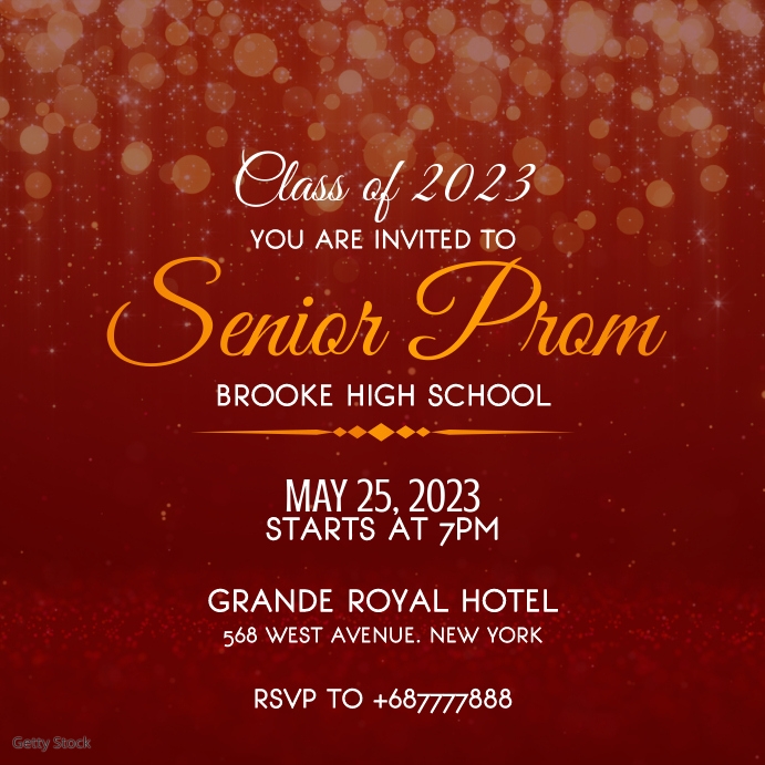 Prom night flyer Template | PosterMyWall