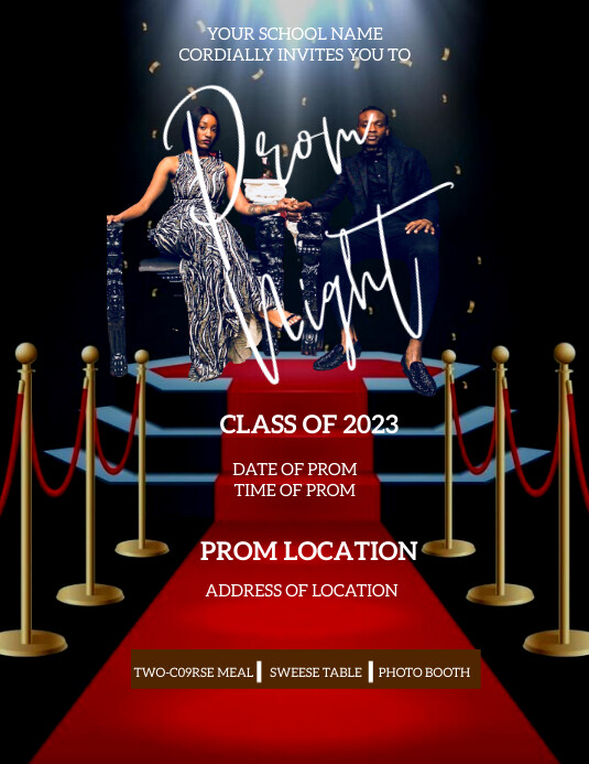 prom night flyer template | PosterMyWall
