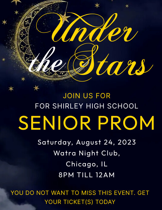 Prom night flyer templates | PosterMyWall