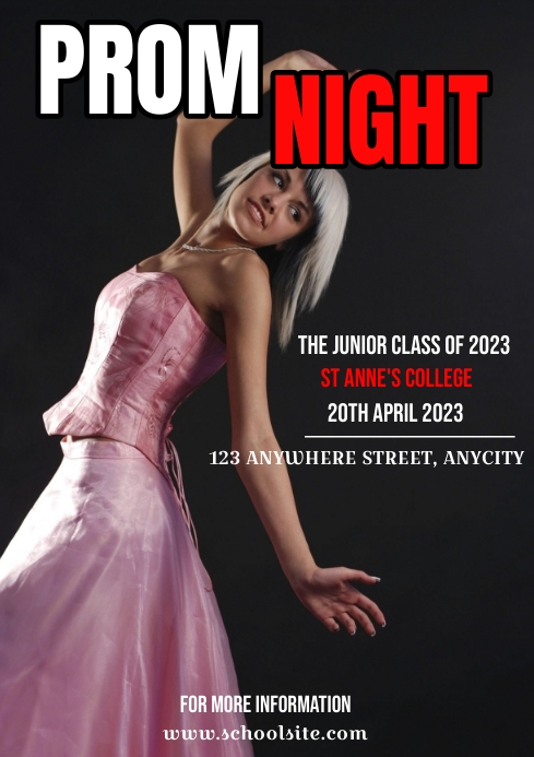 Plantilla de Prom Night For High School | PosterMyWall