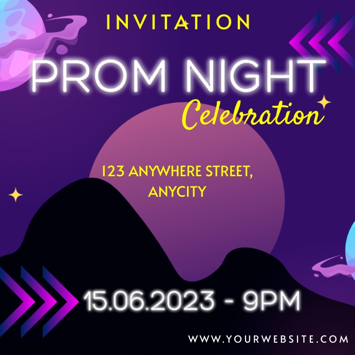 Prom Night Instagram Template | PosterMyWall