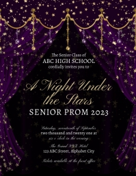 Prom Night Invitation Template | PosterMyWall