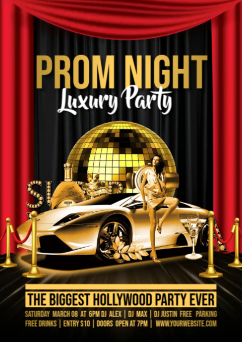 Prom night party Template | PosterMyWall
