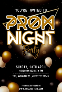 prom night template | PosterMyWall