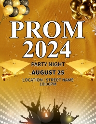 Prom School Ball Party Poster Invitation Template | PosterMyWall