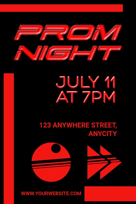 Prom Night Poster Template | PosterMyWall