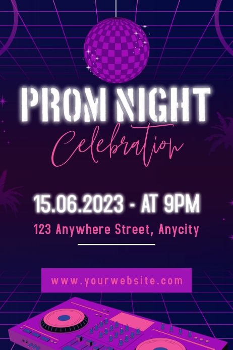 Prom Night Poster Template | PosterMyWall
