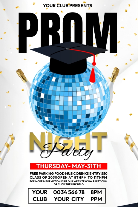 Prom night poster Template | PosterMyWall