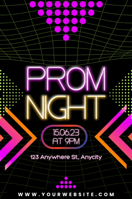 Prom Night Poster Template | PosterMyWall