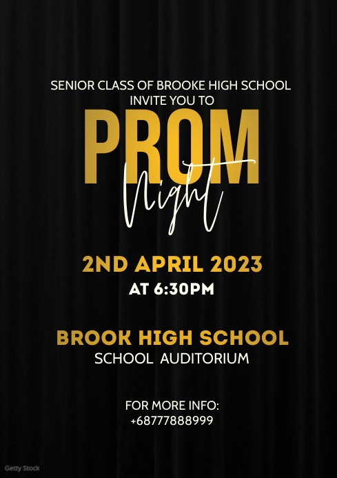 Prom night poster Template | PosterMyWall