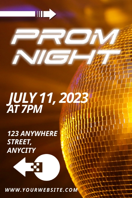 Prom Night Poster Template | PosterMyWall