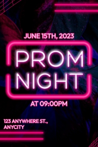 Prom Night Poster Template | PosterMyWall