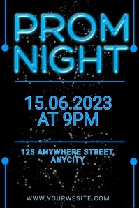 Prom School Ball Party Poster Invitation Template | PosterMyWall