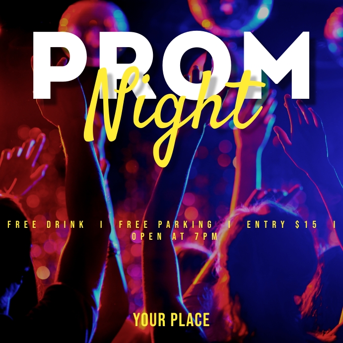 Prom Night Template | PosterMyWall