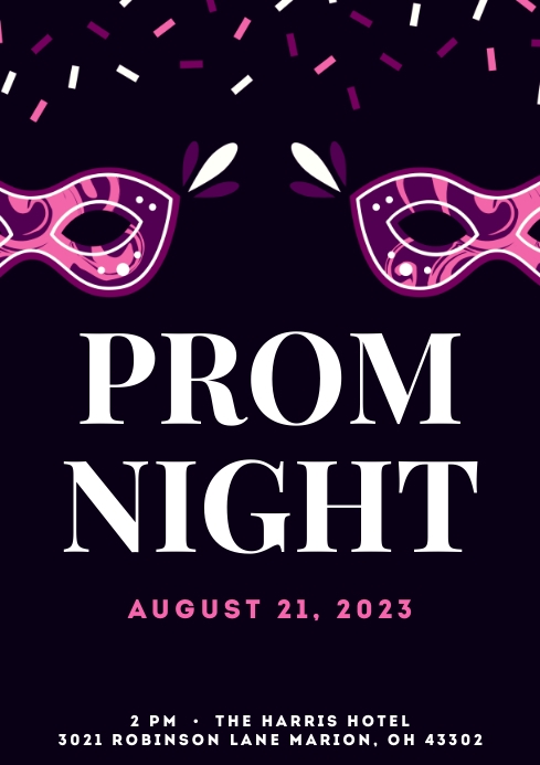 Modèle Prom Night Template | PosterMyWall