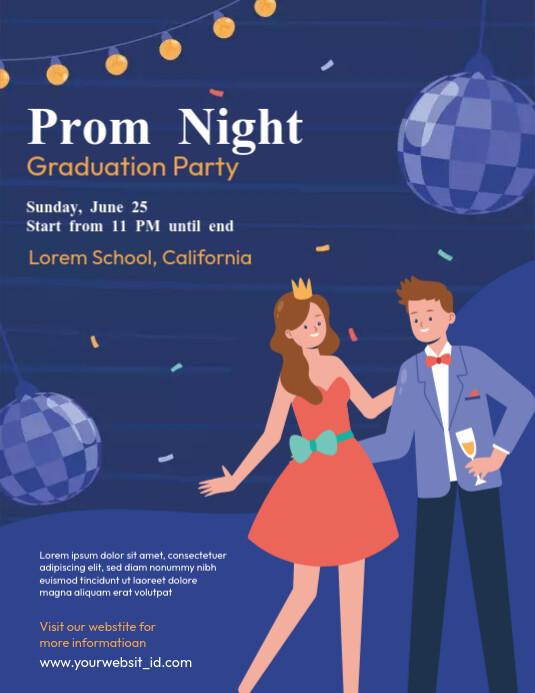 prom night template | PosterMyWall