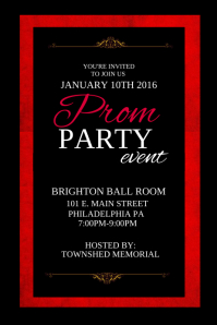 Free Customizable Prom Poster Templates | PosterMyWall