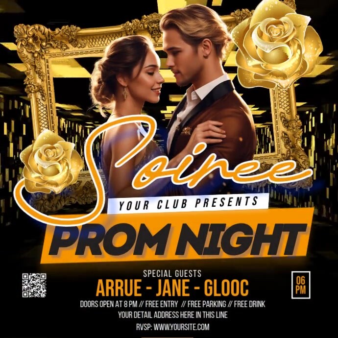 Prom Party Video Ads Template | PosterMyWall