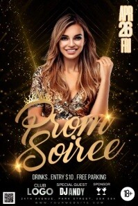 Prom Night Soiree Template | PosterMyWall
