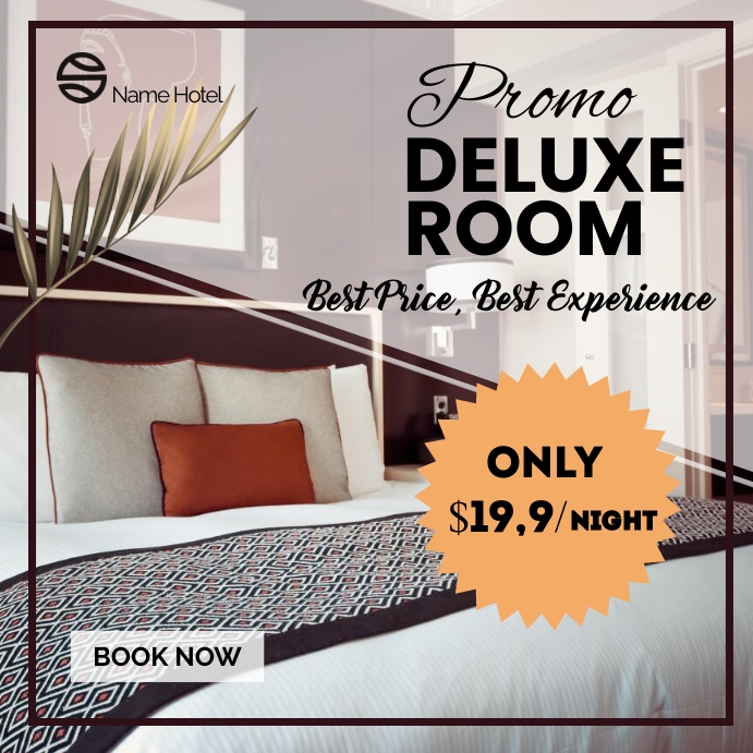 Promo Deluxe Room Template | PosterMyWall