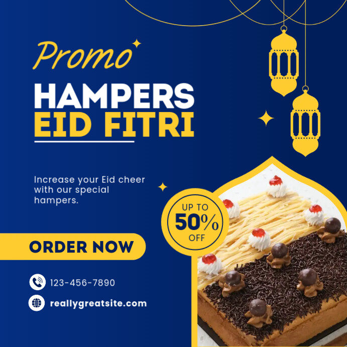PROMO HAMPERS EID FITRI Template | PosterMyWall
