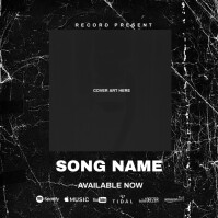 Album release ad template for instagram | PosterMyWall