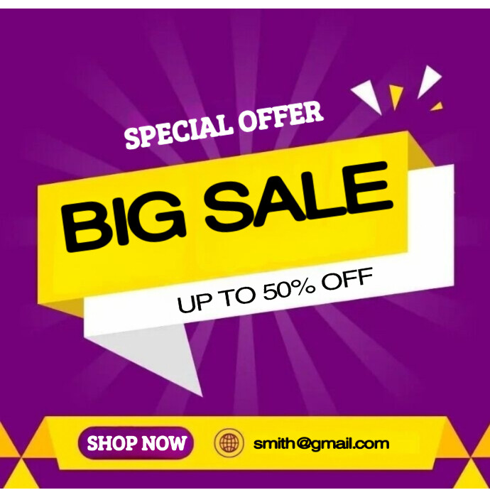 Plantilla de Promo sales poster | PosterMyWall