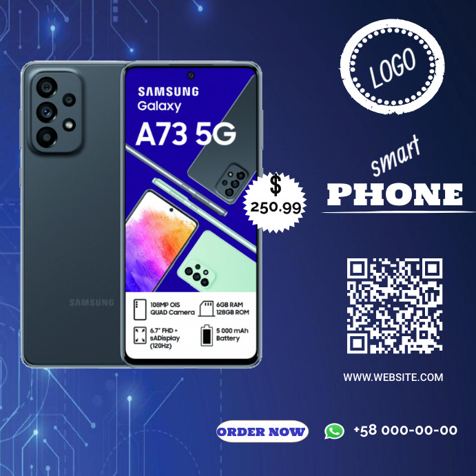 promocion de telefono y tecnologia Template | PosterMyWall