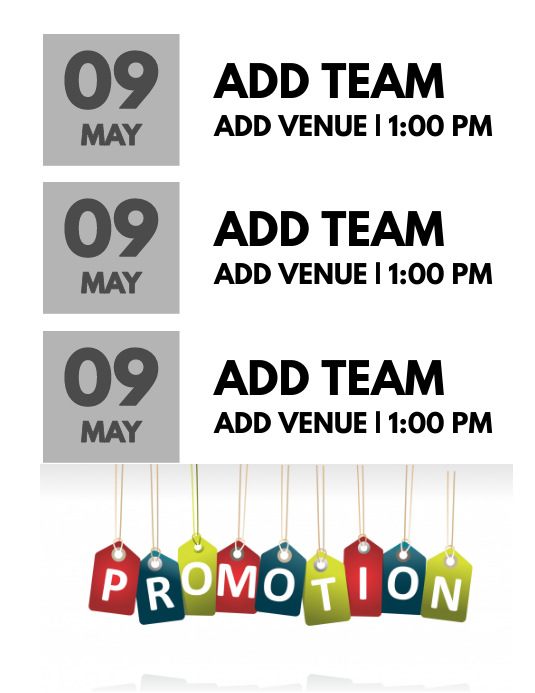 promotion Template | PosterMyWall