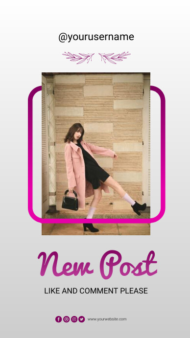 Promotion of new instagram post story Template | PosterMyWall