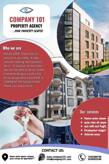 Property agency Template | PosterMyWall