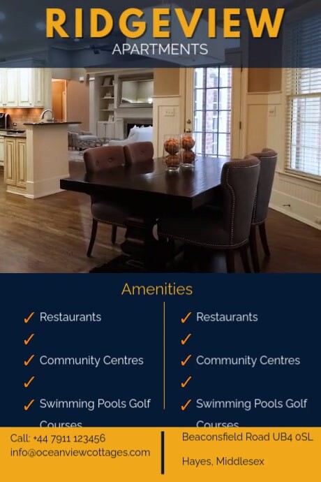 property for sale poster real estate ad VIDEO Template | PosterMyWall